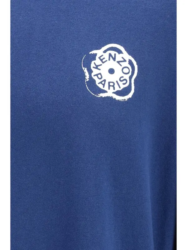 Kenzo Boke Flower 2.0 Long-sleeved Cotton T-shirt - Blue