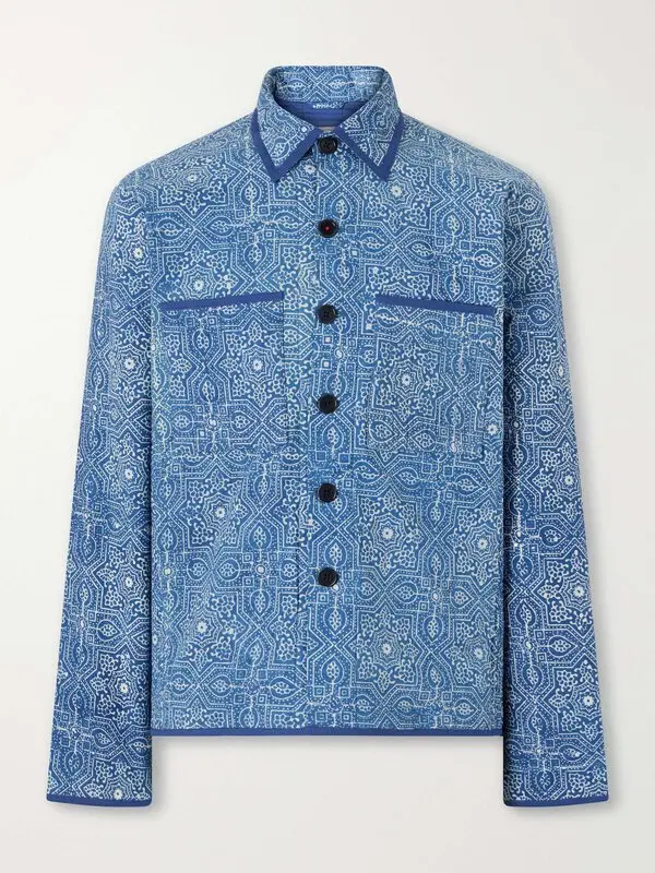 KARDO Wynton Printed Cotton Blouson Jacket