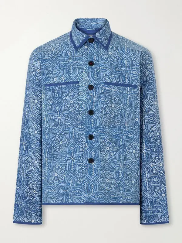 KARDO Wynton Printed Cotton Blouson Jacket
