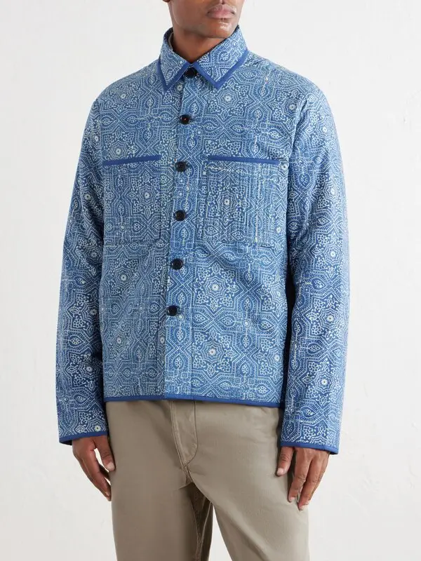 KARDO Wynton Printed Cotton Blouson Jacket