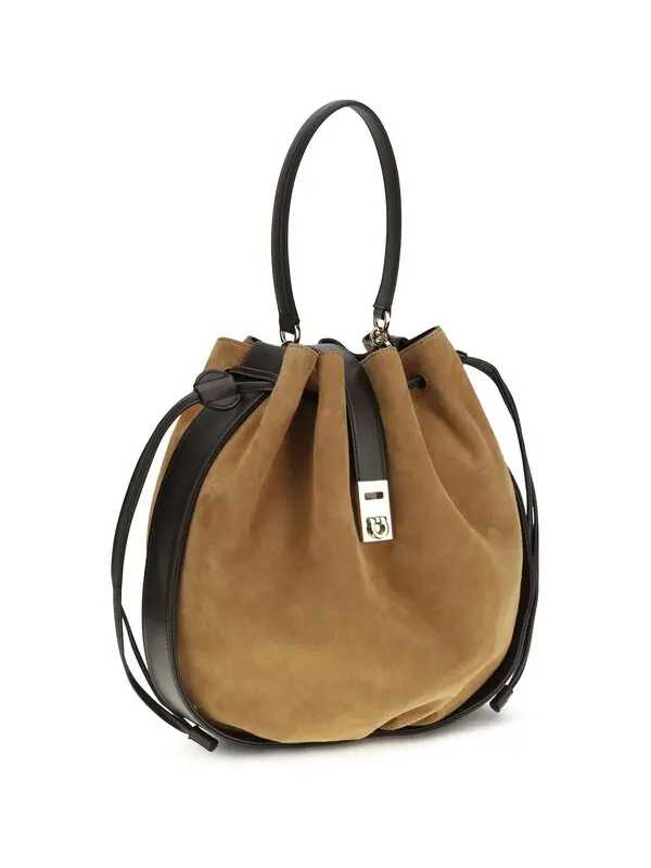 FERRAGAMO Hug Buckle Bucket Bag