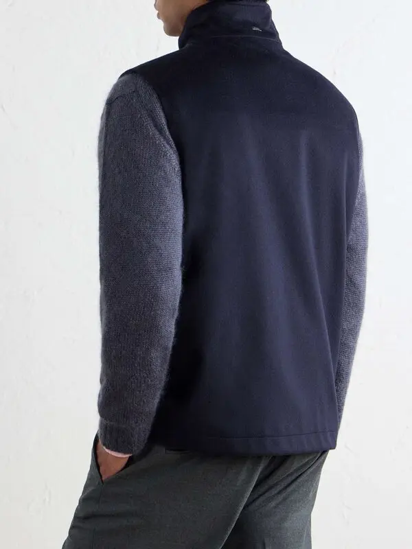 Herno Wool And Cashmere-blend Vest