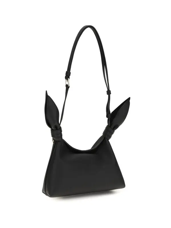 Loewe Scarf Mini Leather Shoulder Bag - Black