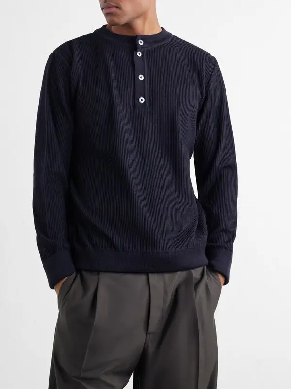 S.N.S. HERNING Stamina Ribbed Wool Sweater