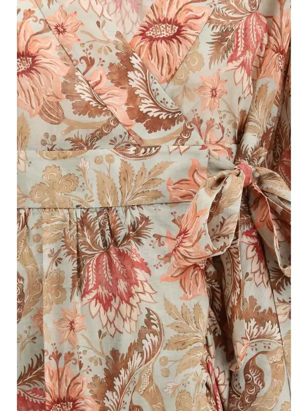 Zimmermann Daylight Wrap Mini Dress