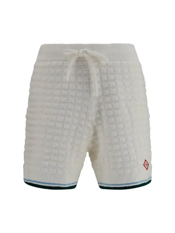 Casablanca Bouclé Tennis Shorts