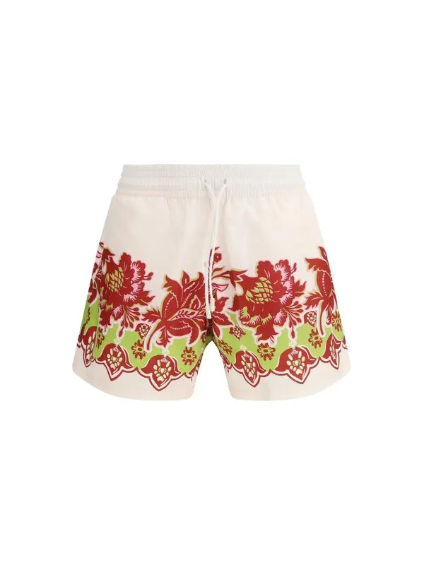 Etro Swim Shorts With Floral Print - Multicolor