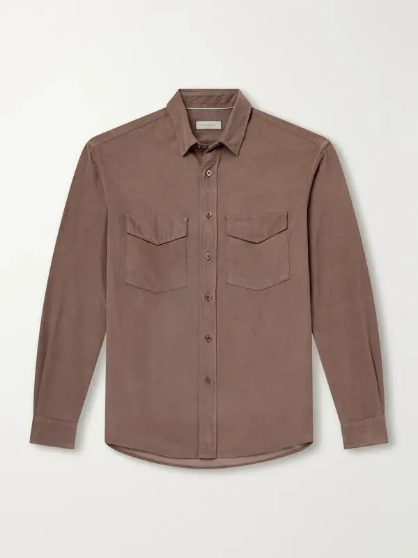 Canali Cotton-corduroy Shirt
