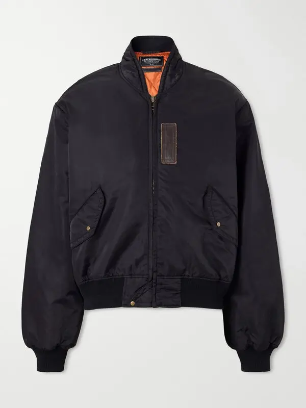 FRIZMWORKS Padded Shell Bomber Jacket - Black