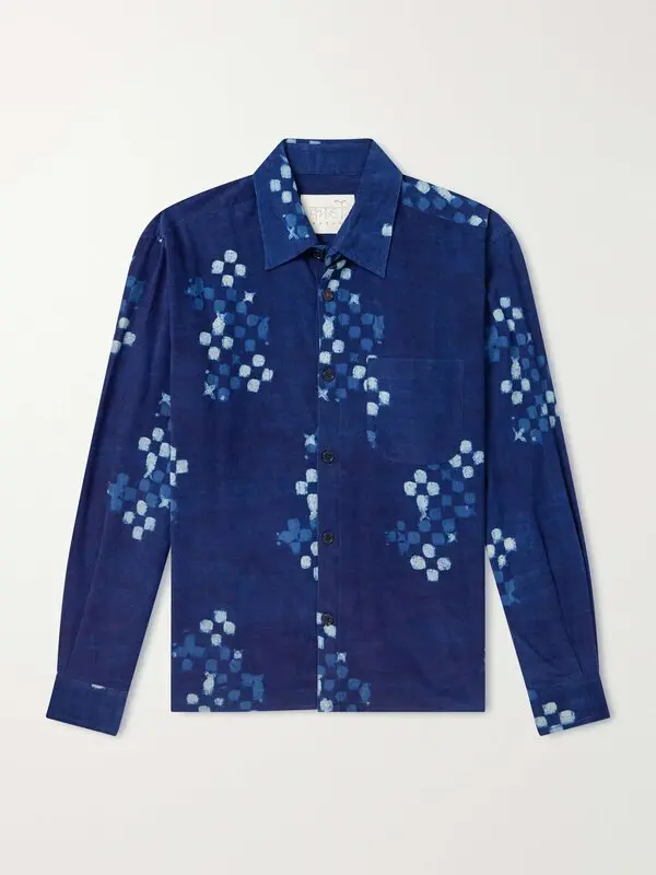 KARDO Luis Printed Cotton-corduroy Shirt