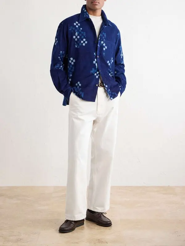 KARDO Luis Printed Cotton-corduroy Shirt