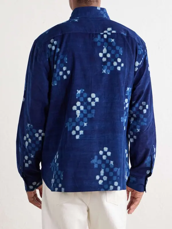KARDO Luis Printed Cotton-corduroy Shirt