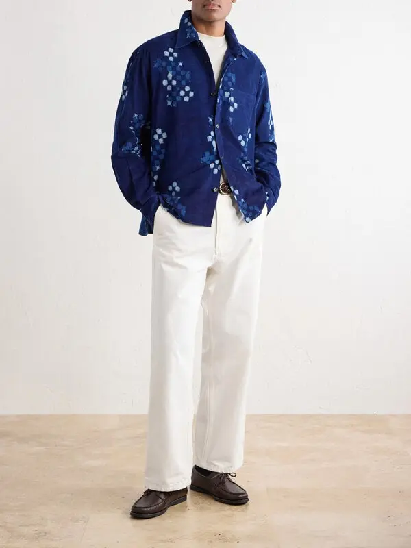 KARDO Luis Printed Cotton-corduroy Shirt