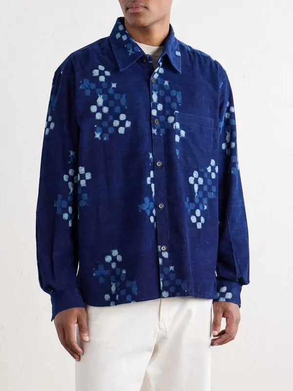KARDO Luis Printed Cotton-corduroy Shirt