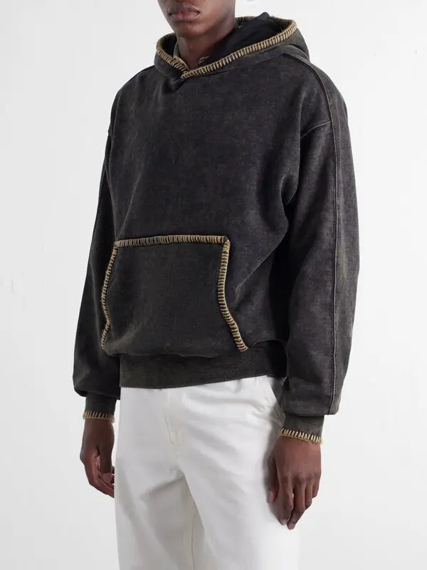 FRIZMWORKS Cotton-blend Jersey Hoodie