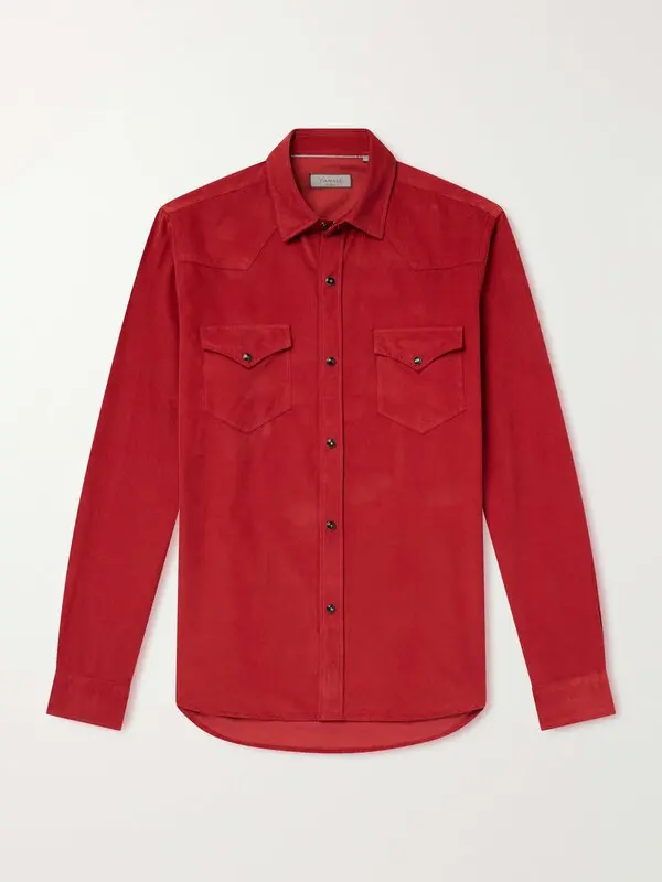 Canali Cotton-corduroy Shirt