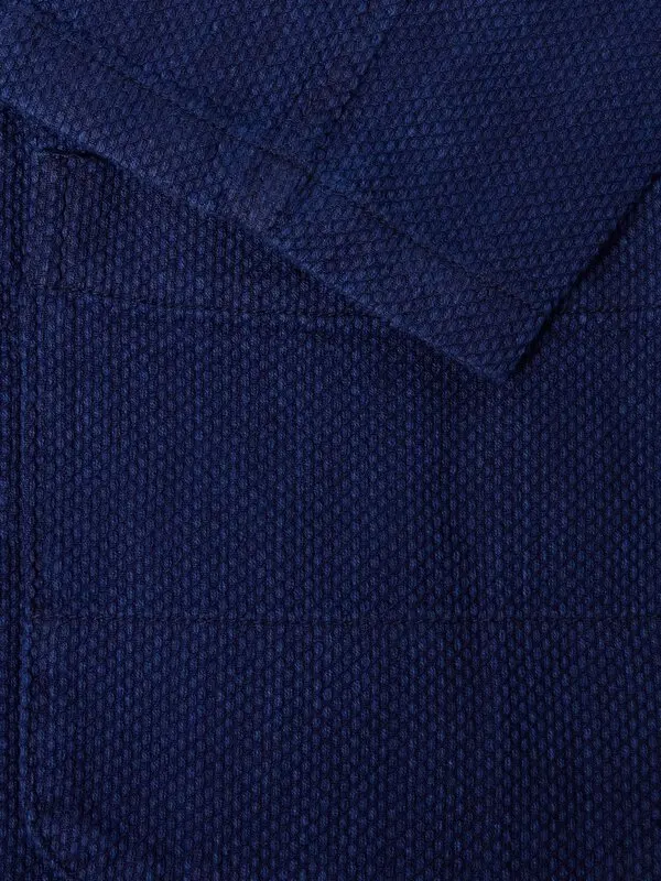 Blue Blue Japan Sashiko-cotton Blazer - Blue