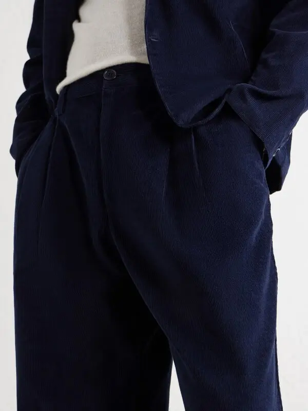 KARDO Antonio Straight-leg Cotton-corduroy Suit Trousers