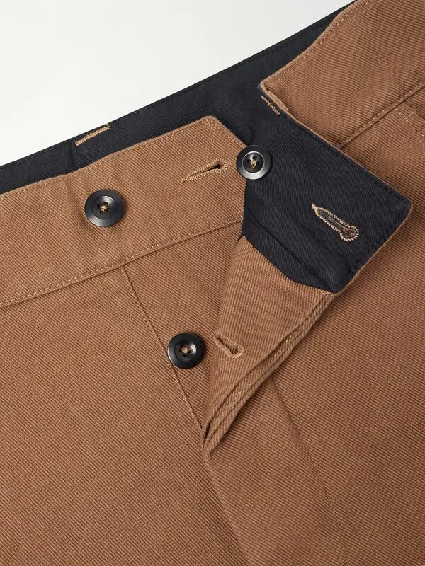 MARGARET HOWELL Mhl. Simple Straight-leg Cotton-drill Trousers