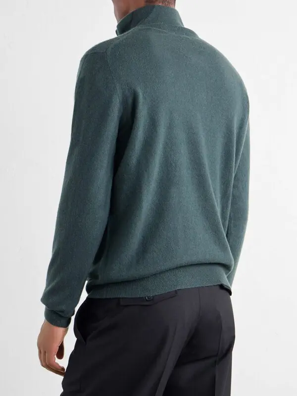Massimo Alba Liam Cashmere Half-zip Sweater