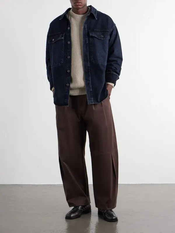 FRIZMWORKS Ribbed Wool-blend Sweater
