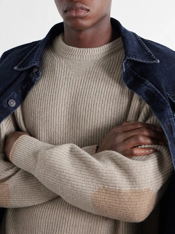 FRIZMWORKS Ribbed Wool-blend Sweater