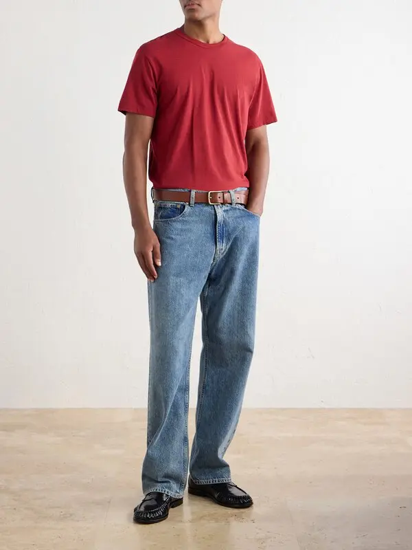 JAMES PERSE Cotton-jersey T-shirt - Red
