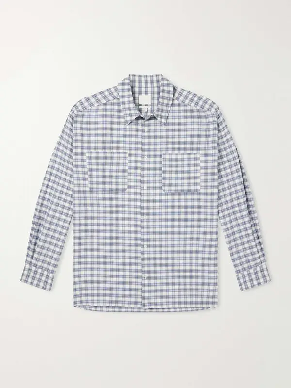 A.p.c. Malcom Checked Organic Cotton Shirt