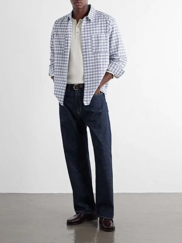 A.p.c. Malcom Checked Organic Cotton Shirt