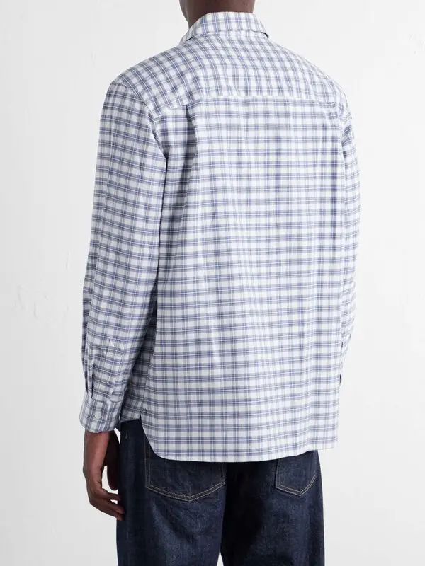 A.p.c. Malcom Checked Organic Cotton Shirt