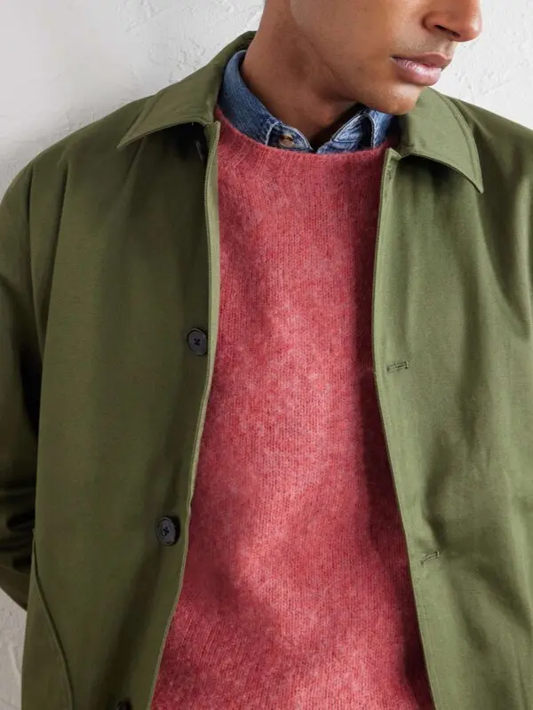 DRAKE'S Brushed Wool Sweater