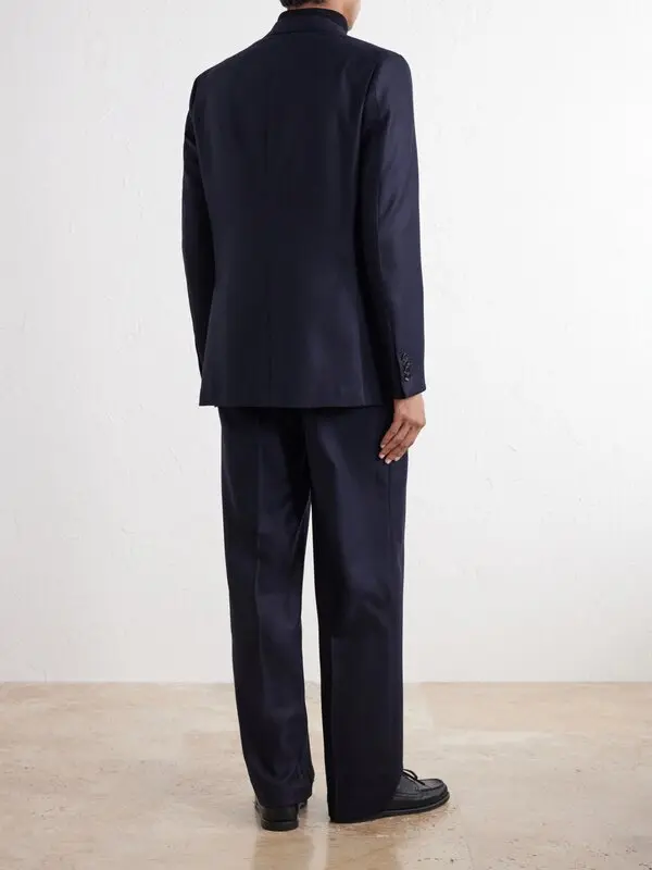 Gabriela Hearst Angelo Double-breasted Wool And Cashmere-blend Flannel Suit Jacket