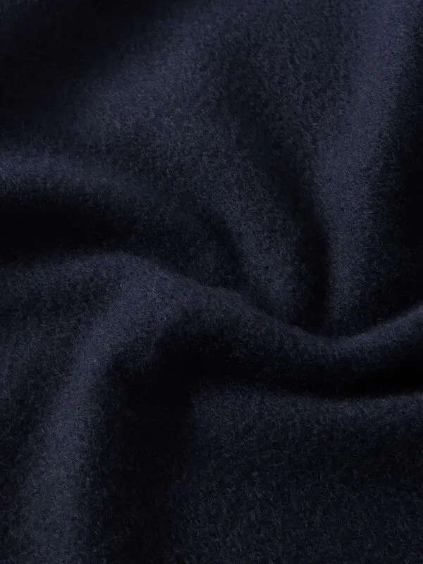BEAMS Fringed Cashmere Scarf