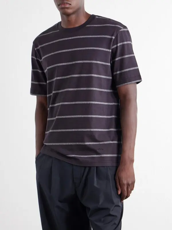 A.p.c. Ali Striped Cotton-jersey T-shirt