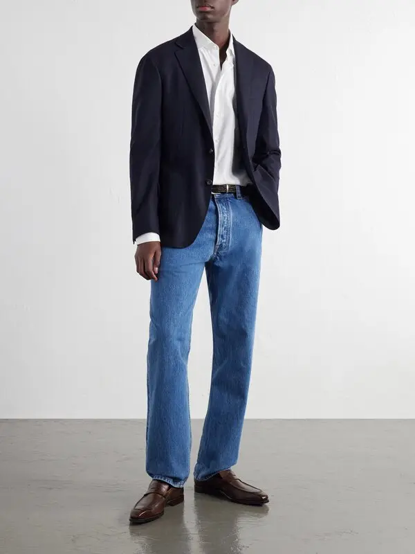 Canali Cotton-herringbone Shirt