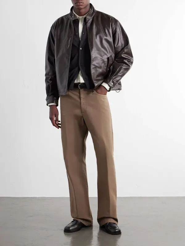 FRIZMWORKS Waxed Leather Jacket