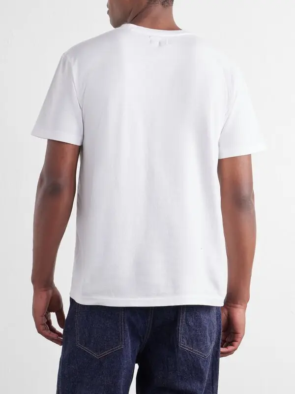 Blue Blue Japan Printed Cotton-jersey T-shirt