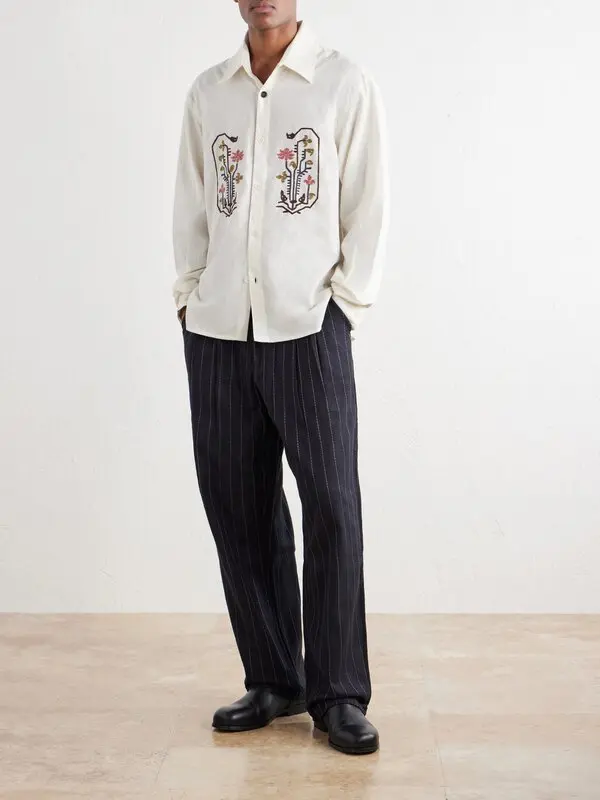KARDO Luis Embroidered Cotton Shirt