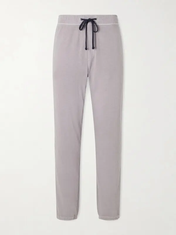 JAMES PERSE Straight-leg Supima Cotton-jersey Sweatpants