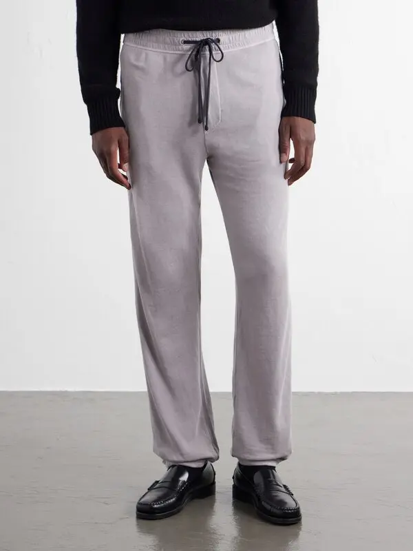 JAMES PERSE Straight-leg Supima Cotton-jersey Sweatpants