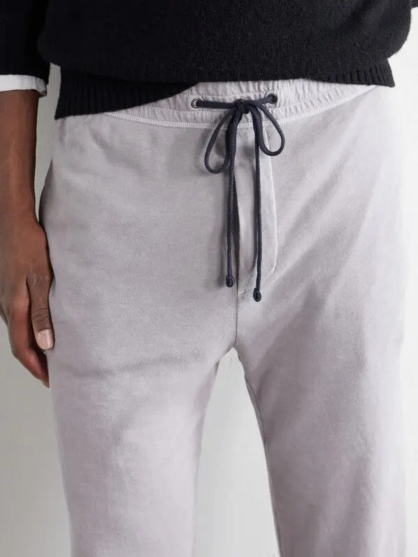 JAMES PERSE Straight-leg Supima Cotton-jersey Sweatpants