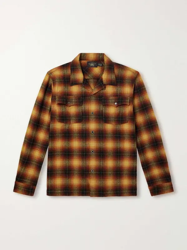 Ralph Lauren Jesse Checked Wool-blend Flannel Shirt