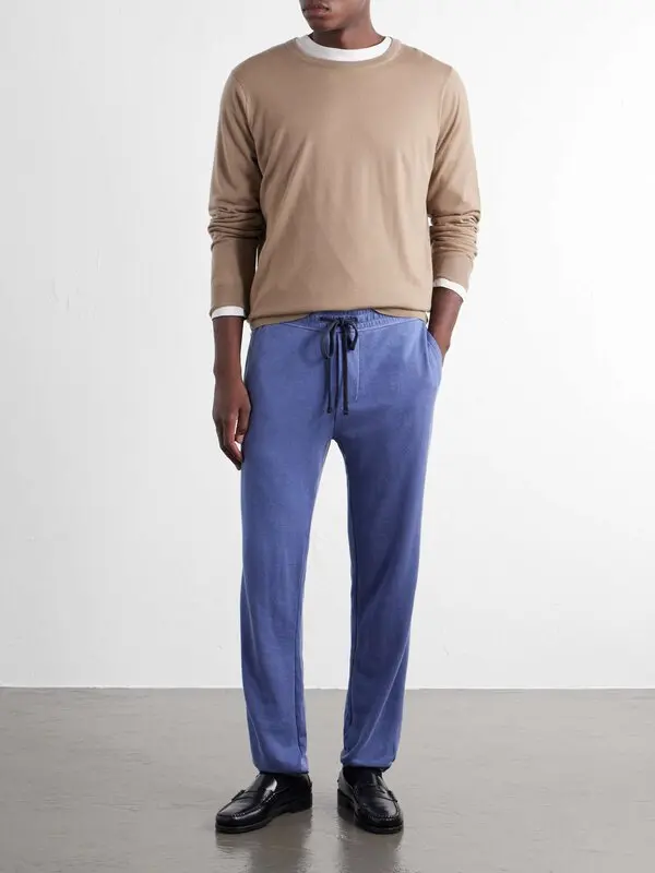 JAMES PERSE Loopback Supima Cotton-jersey Sweatpants