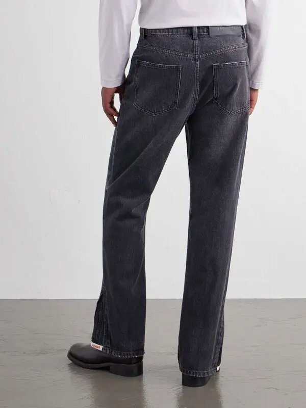 NAHMIAS Straight-leg Cotton-blend Jeans
