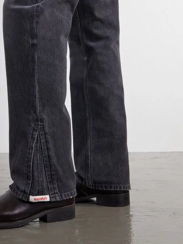 NAHMIAS Straight-leg Cotton-blend Jeans
