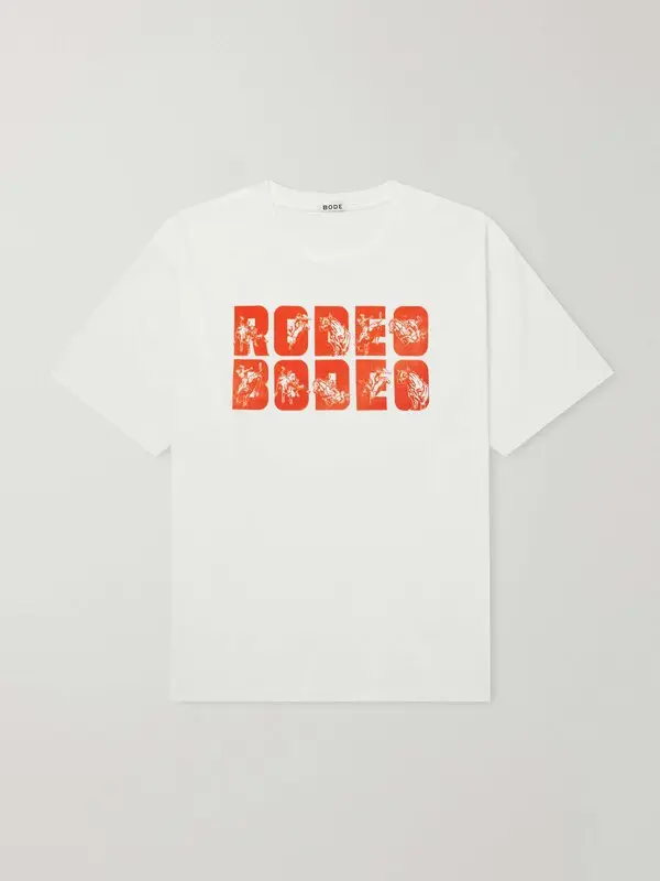 BODE Rodeo Bodeo Printed Cotton-jersey T-shirt