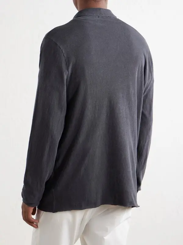 JAMES PERSE Cotton-twill Polo Shirt