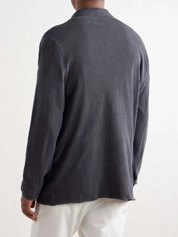 JAMES PERSE Cotton-twill Polo Shirt
