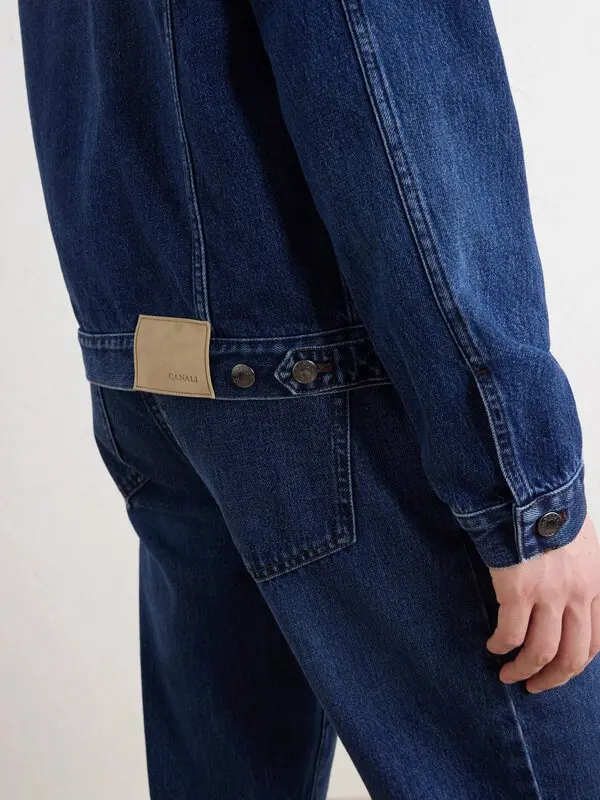 Canali Denim Jacket - Blue