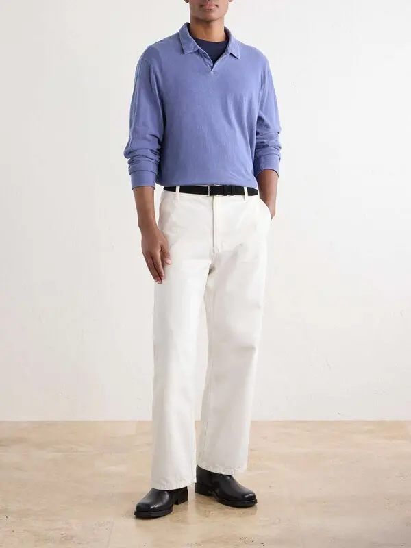 JAMES PERSE Cotton-twill Polo Shirt